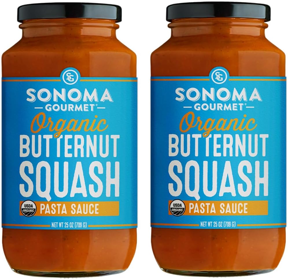 Amazon.com: Sonoma Gourmet Organic Butternut Squash Pasta Sauce | USDA ...