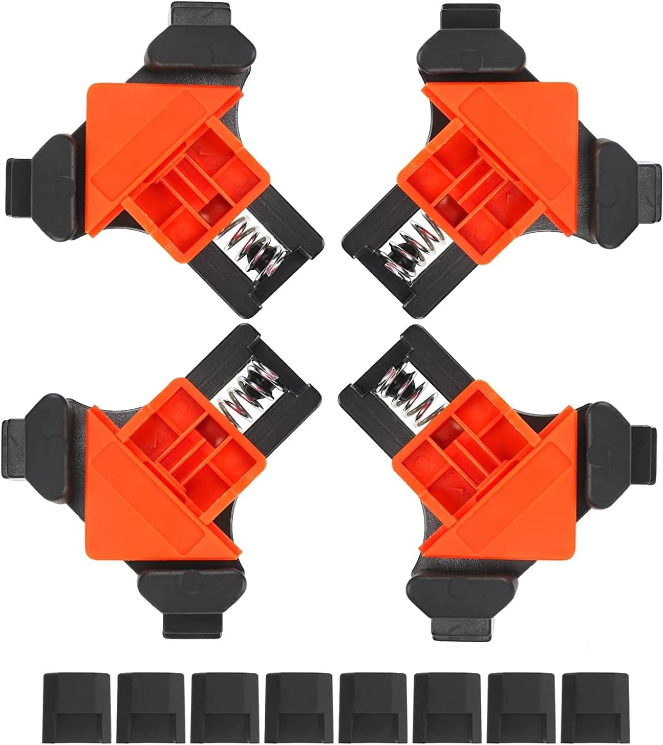 4 Pezzi Morsetti Angolari, Regolabile Morsetto Angolo Retto, Morsetti Angolari a 90 Gradi ...