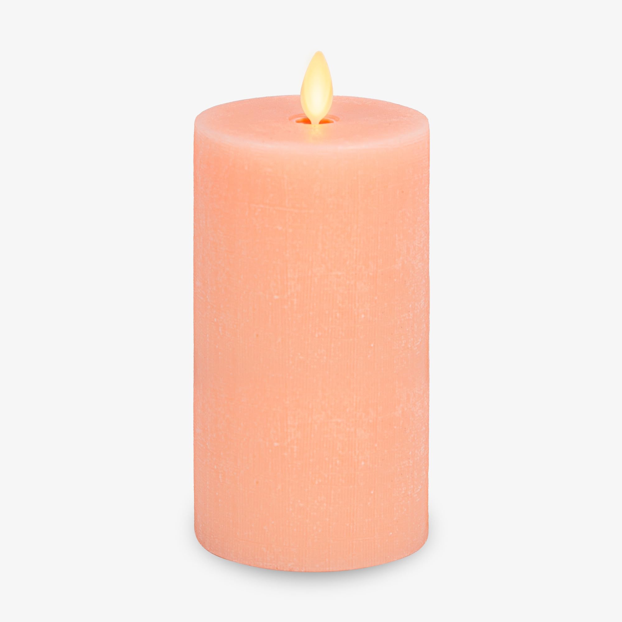 Snapklik.com : Luminara Flameless Candle LED Pillar Mellow Peach Chalky ...