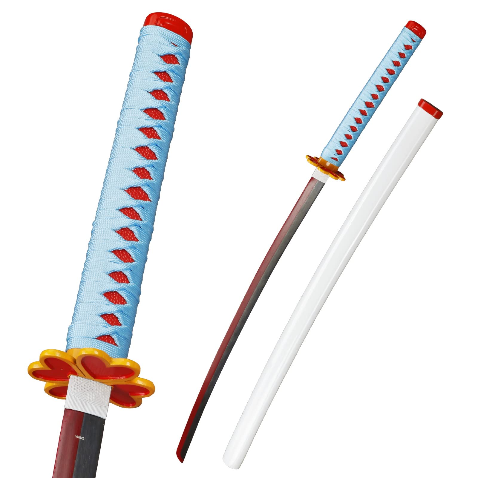 40.5 Steel Mitsuri Kanroji Nichirin Katana Sword Demon Killer Anime ...