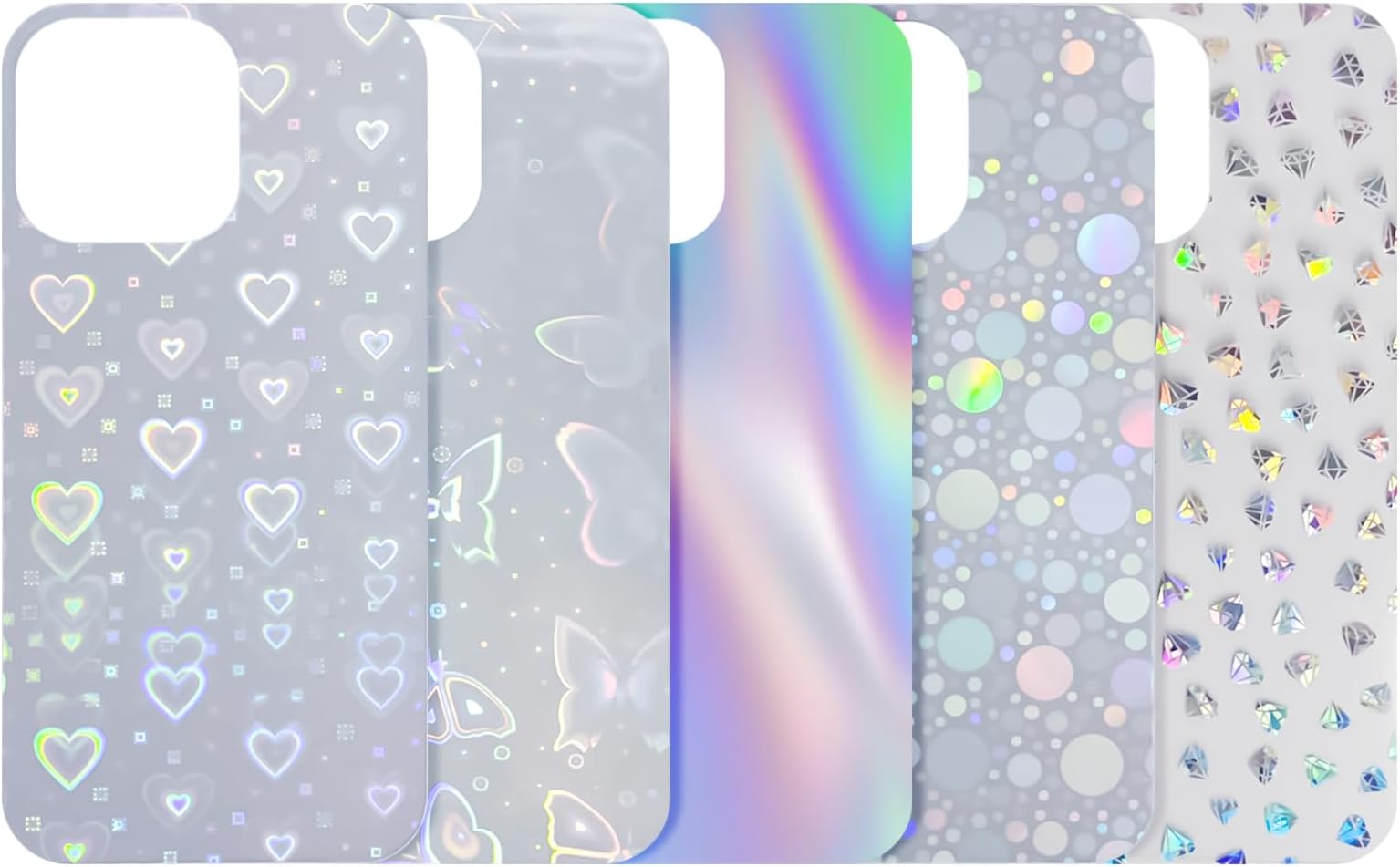 Amazon.com: iFace Reflection Clear Phone Case Insert Decoration Sheet ...