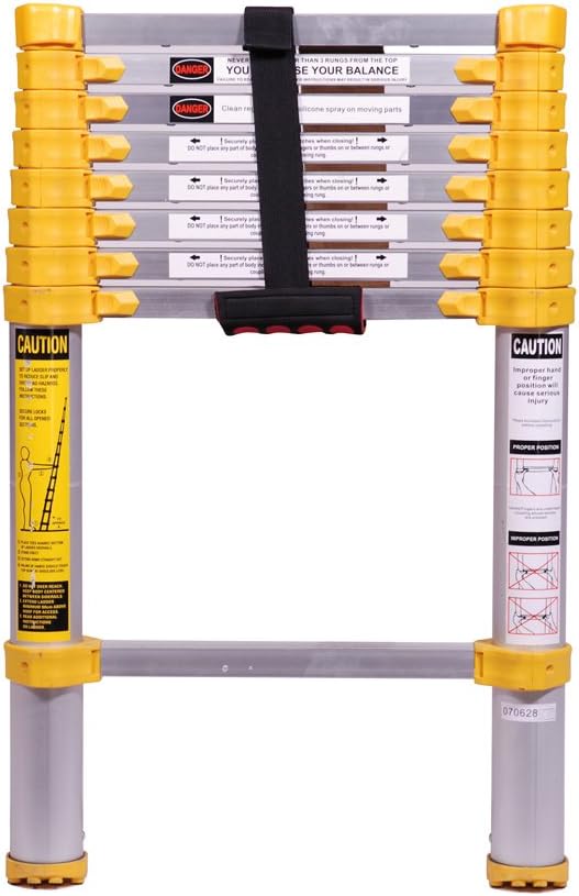 HFT FRANKLIN 14 Foot Reach Portable Telescoping Ladder Made by Franklin ...