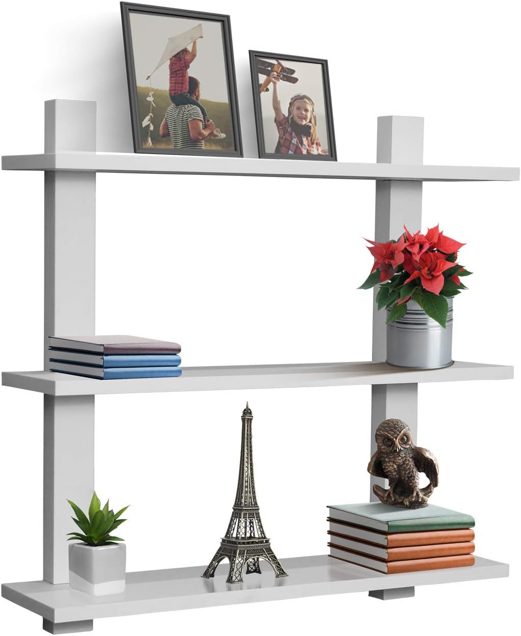 Amazon.com: WELLAND 3-Tier Display Wall Shelf Storage Rack Wall Rack ...