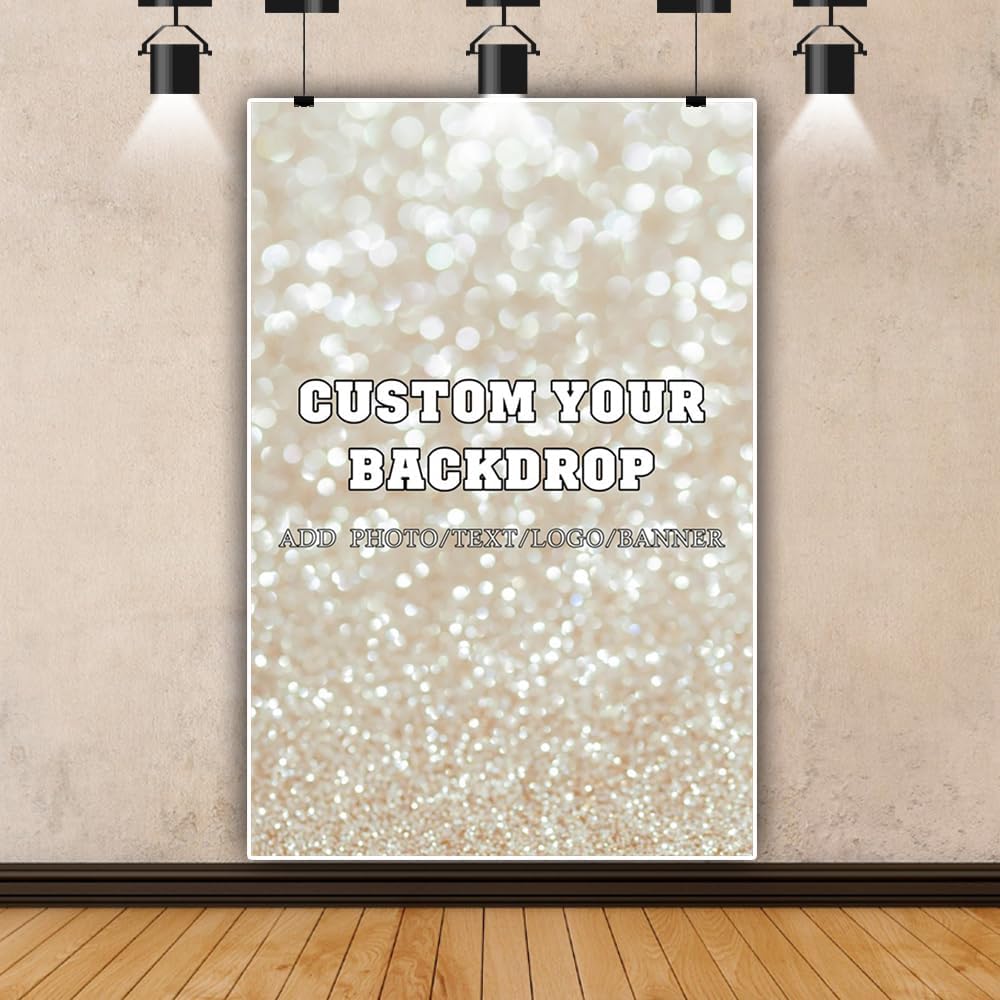 Amazon.com: Leowefowa 8x12ft Personalized Customized Backdrop Custom ...