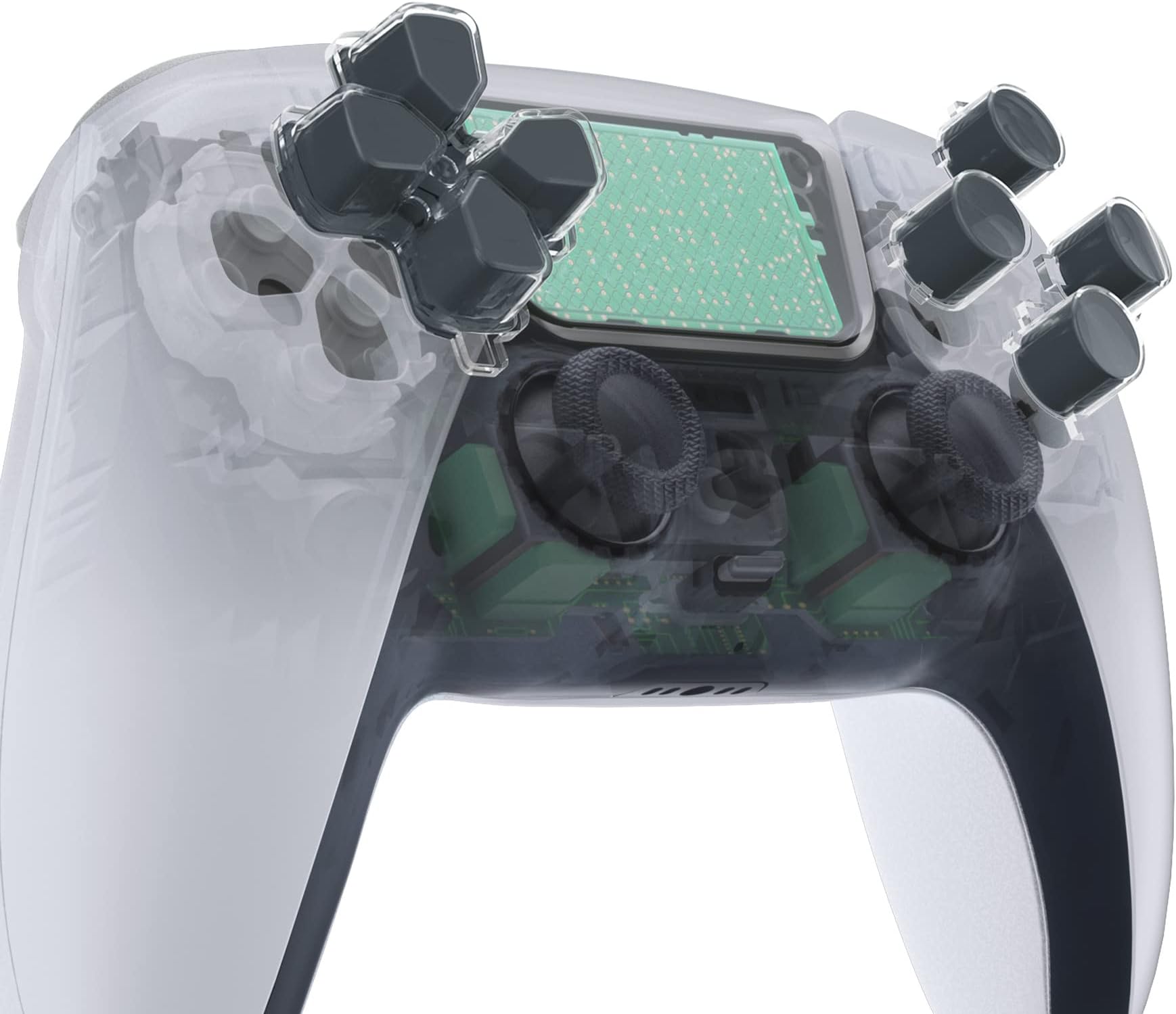 Amazon.com: Deal4GO ABXY Buttons Triangle Circle Square X Action Button ...