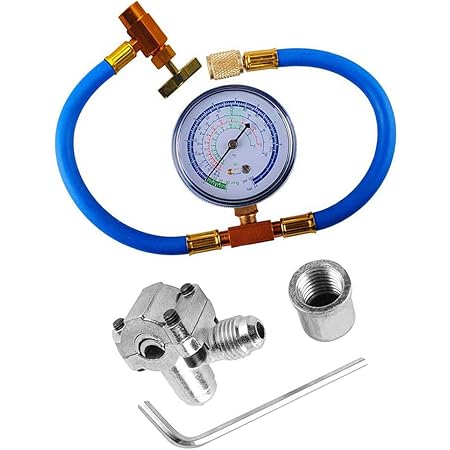 Amazon.com: R134a Refrigerator Freon Recharge Hose with Bullet BPV31 ...