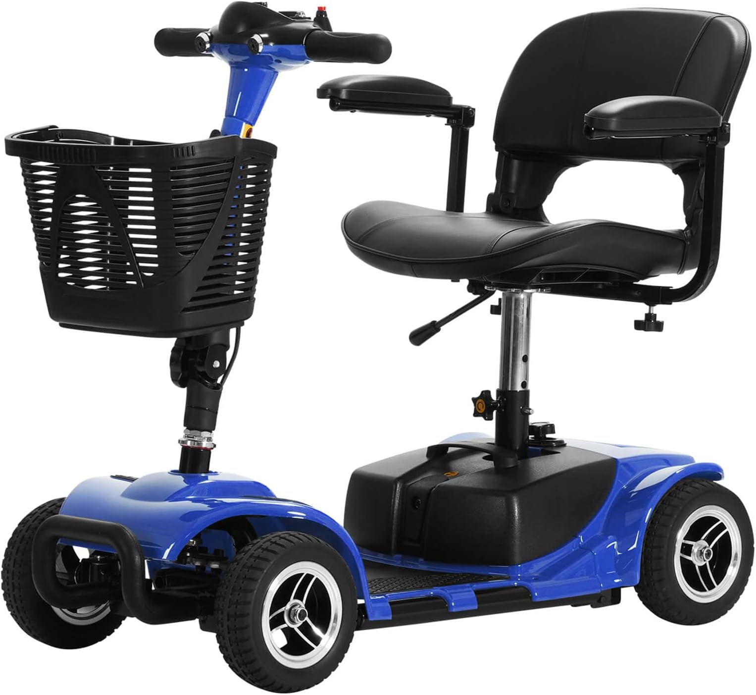 Amazon.com: Vive 4 Wheel Mobility Scooter - Electric Powered Wheelchair ...