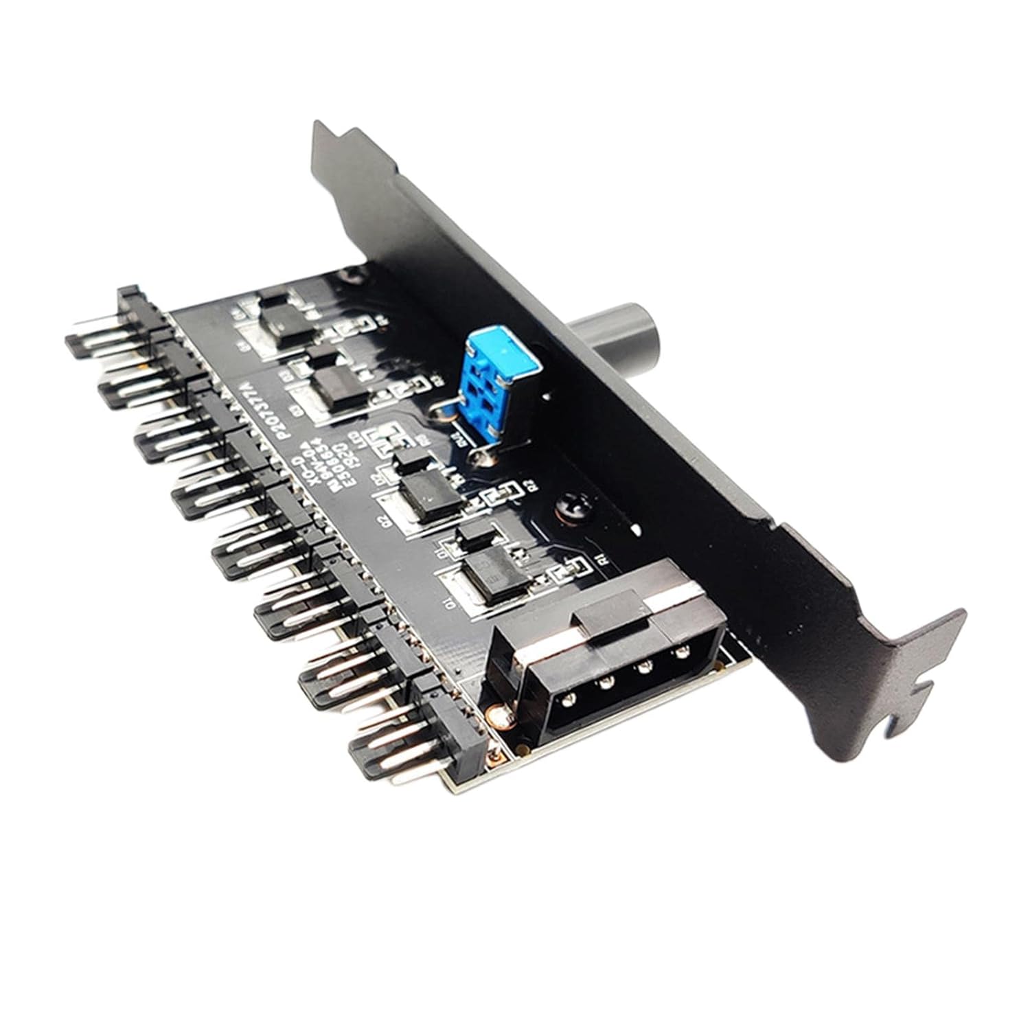 12V Computer PC Case Cooling Fan Hub Regulator 4Pin 3Pin Speed ...