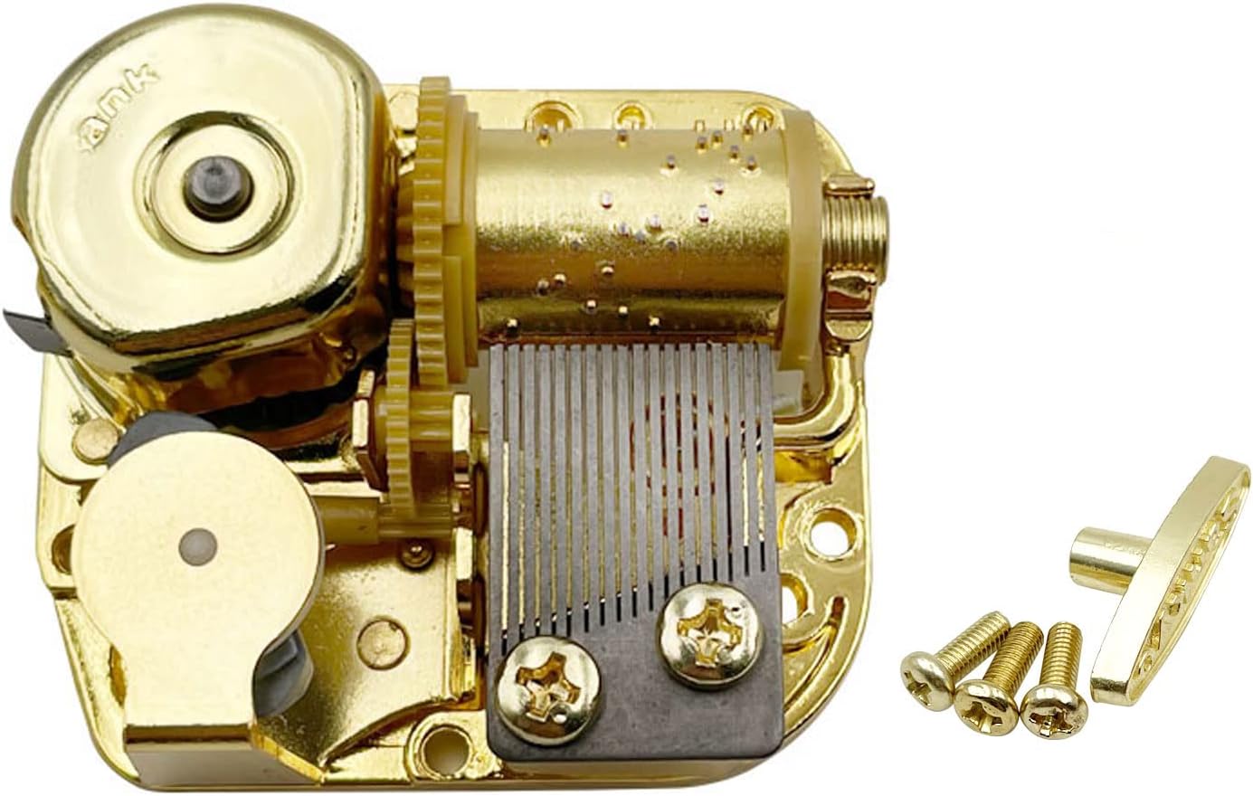 Amazon.com: Finssyeasy Golden Windup 18 Note Musical Mechanism Movement ...