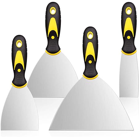 Amazon.com: Putty Knife Scrapers, Spackle Knife, Metal Scraper Tool for ...