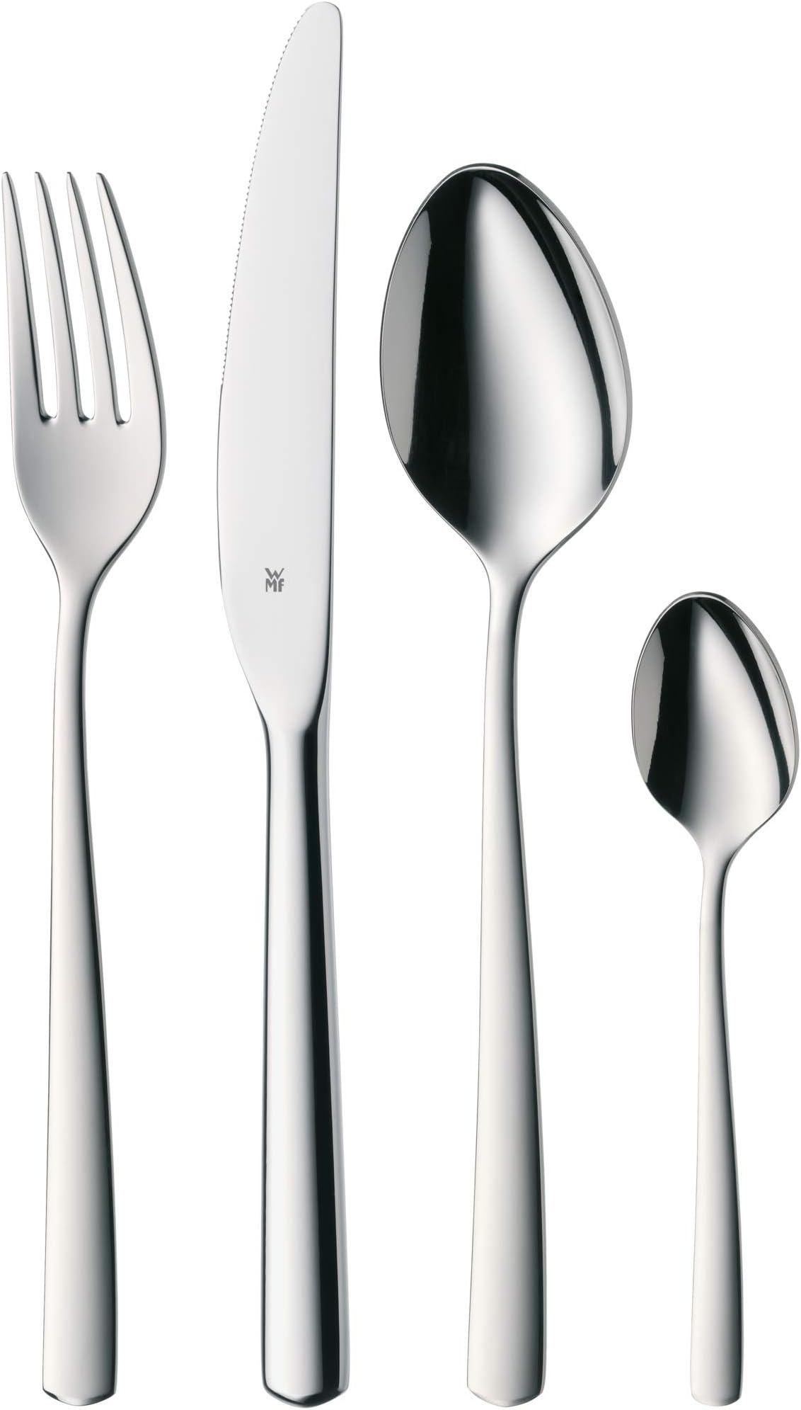 WMF Boston Besteck Set 12 Personen, 66 teilig, 60 Teile mit ...