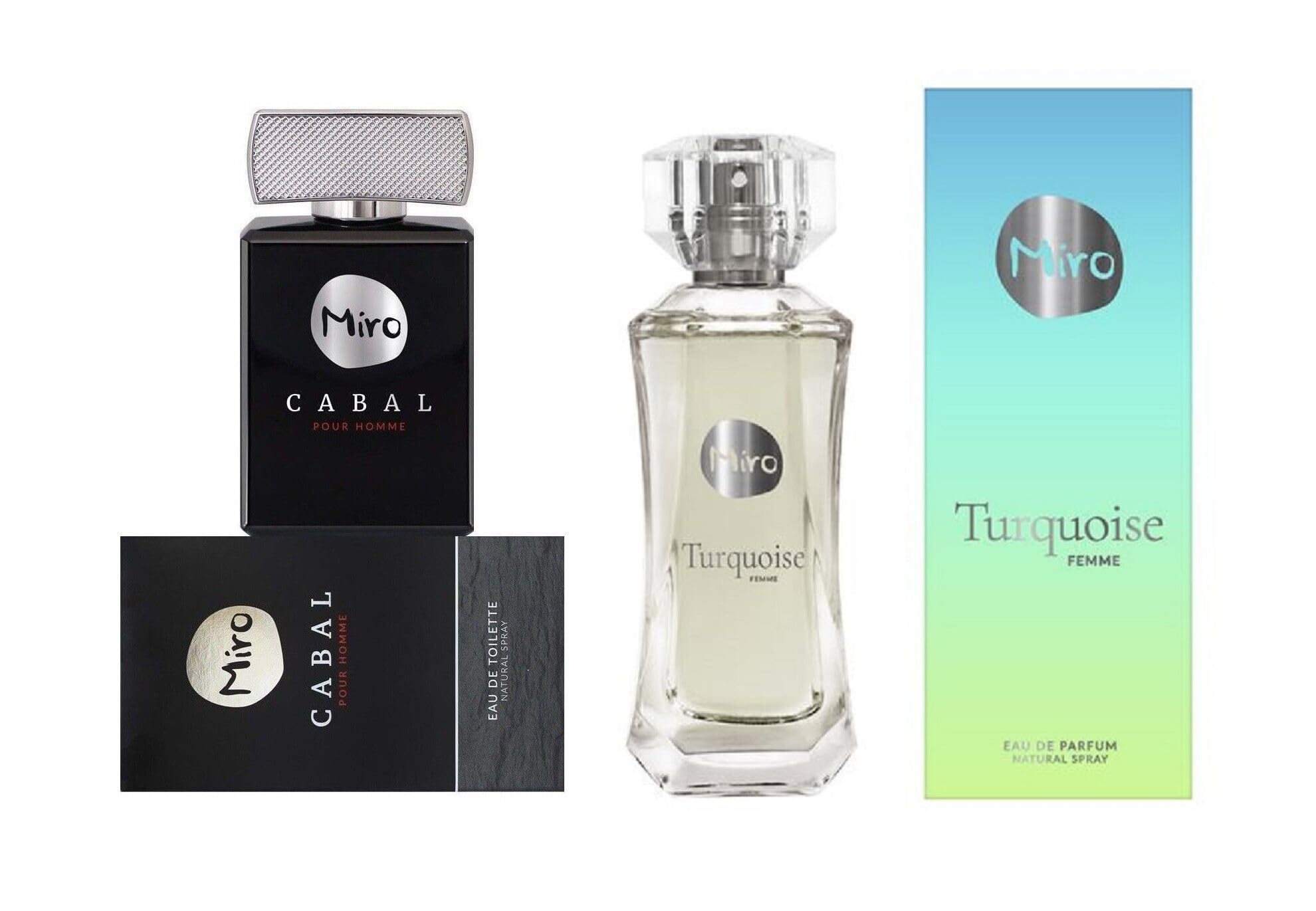 MIRO CABAL Eau de Toilette Spray 75 ml + Miro Turquoise femme Eau de ...