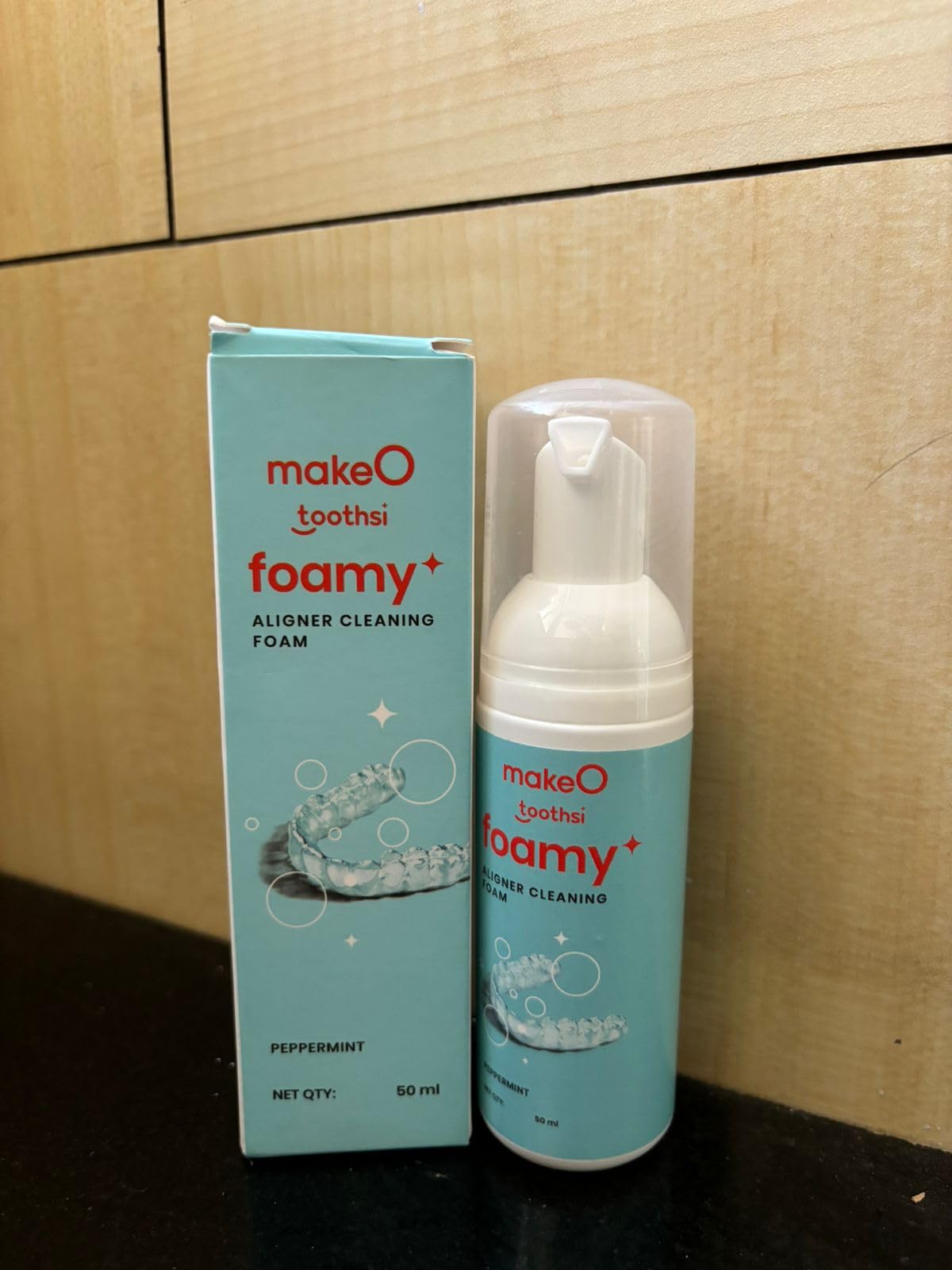Toothsi Foamy Aligner Cleaning Foam | Peppermint Flavor | Antibacterial ...