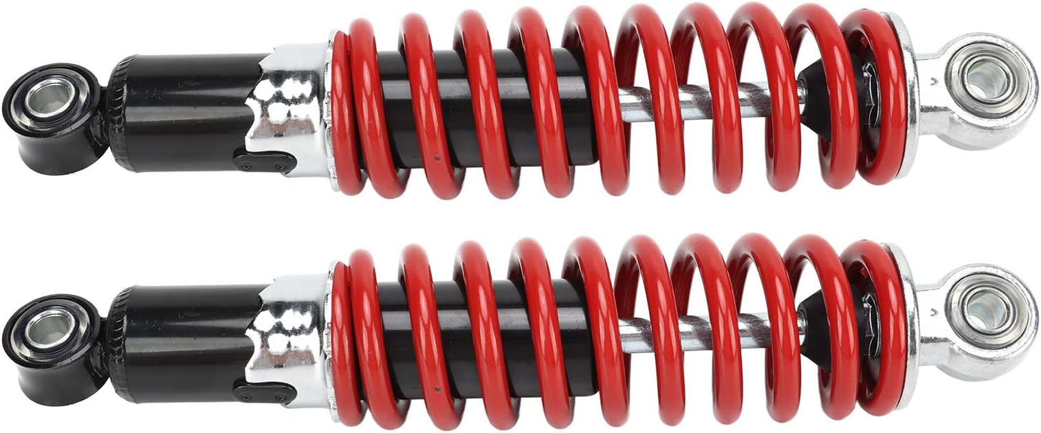 Amazon.com: Aramox Motorcycle Shock Absorbers, 2Pcs 250mm Hole Center ...
