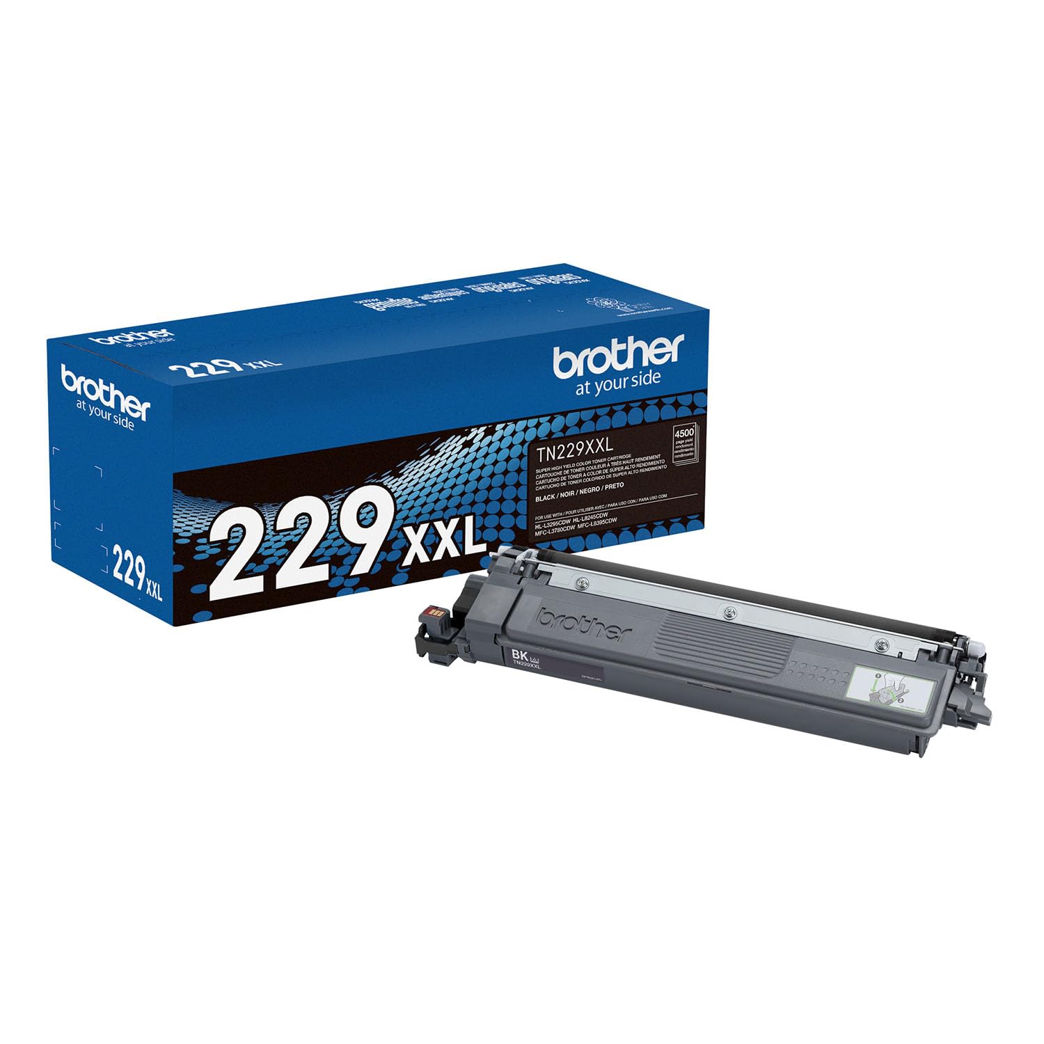 Brother Genuine TN229XXLBK Black Super High Yield Printer Toner ...