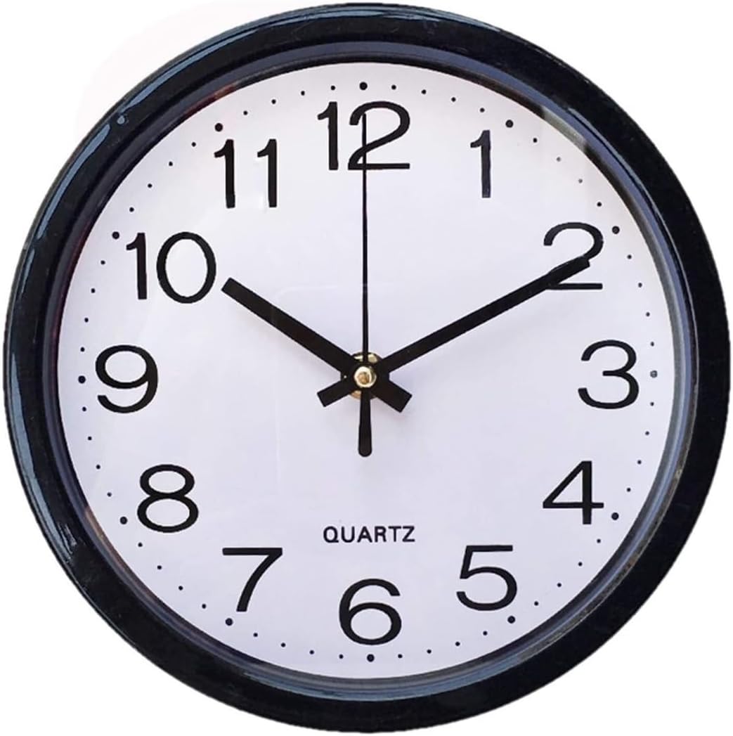 Amazon.com: ENILSA Wall Clock Wall Clock 8" Non-Ticking Silent Quartz ...