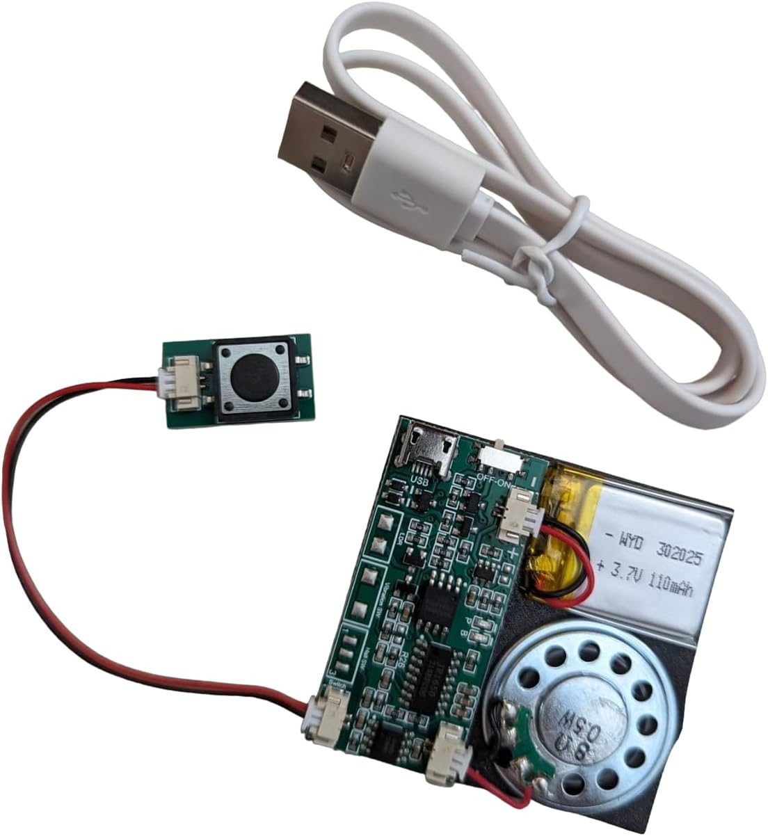 Amazon.com: USA Sat Press-Button Control Activated MP3 Music Sound ...