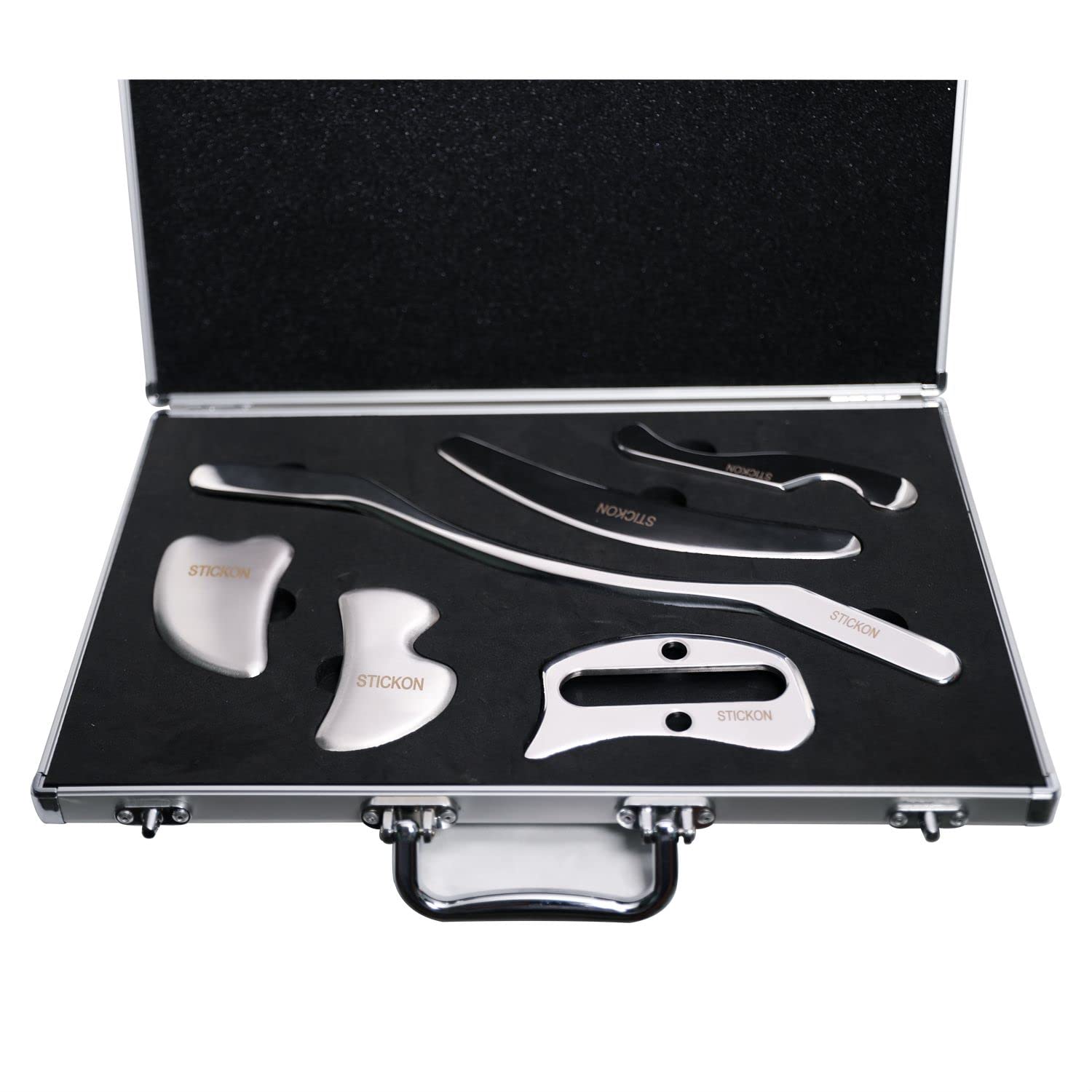 Amazon.com: STICKON Muscle Scraper Tools Set Stainless Steel Gua Sha ...