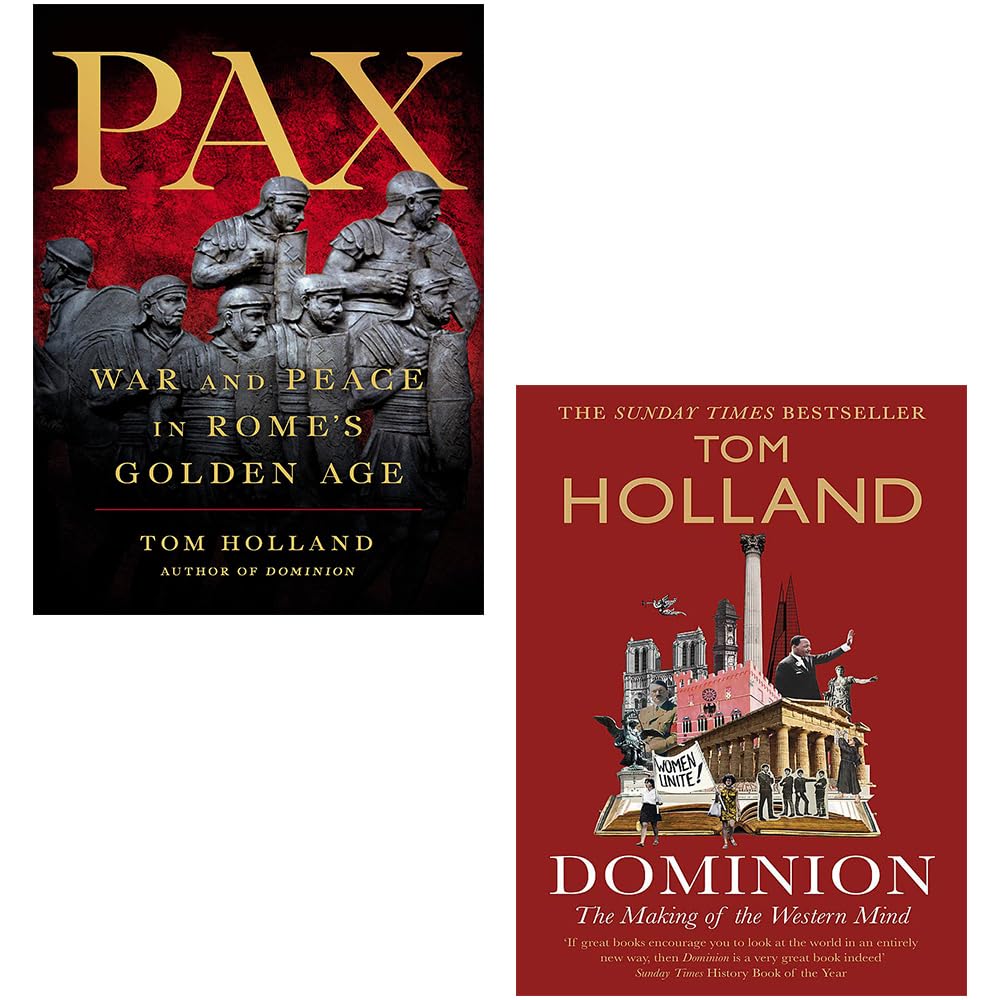Tom Holland 2 Books Collection Set(Pax: War and Peace in Rome’s Golden ...