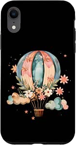 Amazon.com: iPhone XR Hot Air Balloon Outdoor Flower Nature Aviation ...