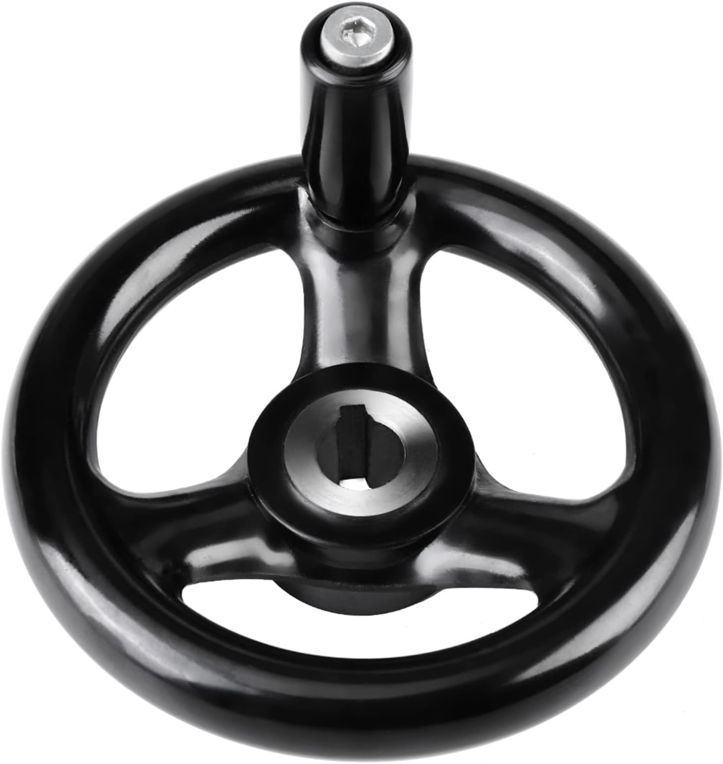 Garosa Handrad, schwarz, rund, 3-Speichen-Handrad, 3-Handrad ...