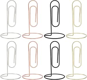 Amazon.com : WEBEEDY 8pcs Table Memo Number Holder Stand Desk Paper ...