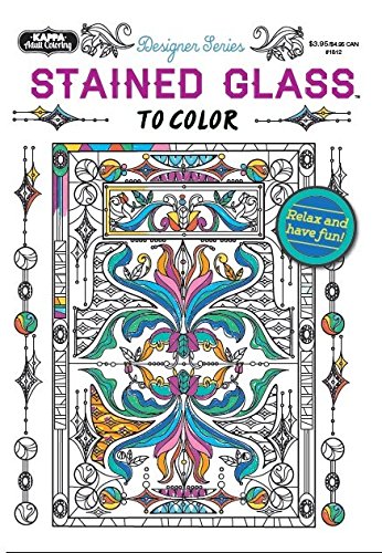 Adult Coloring - Designer Series - Stained Glass: Kappa Books ...