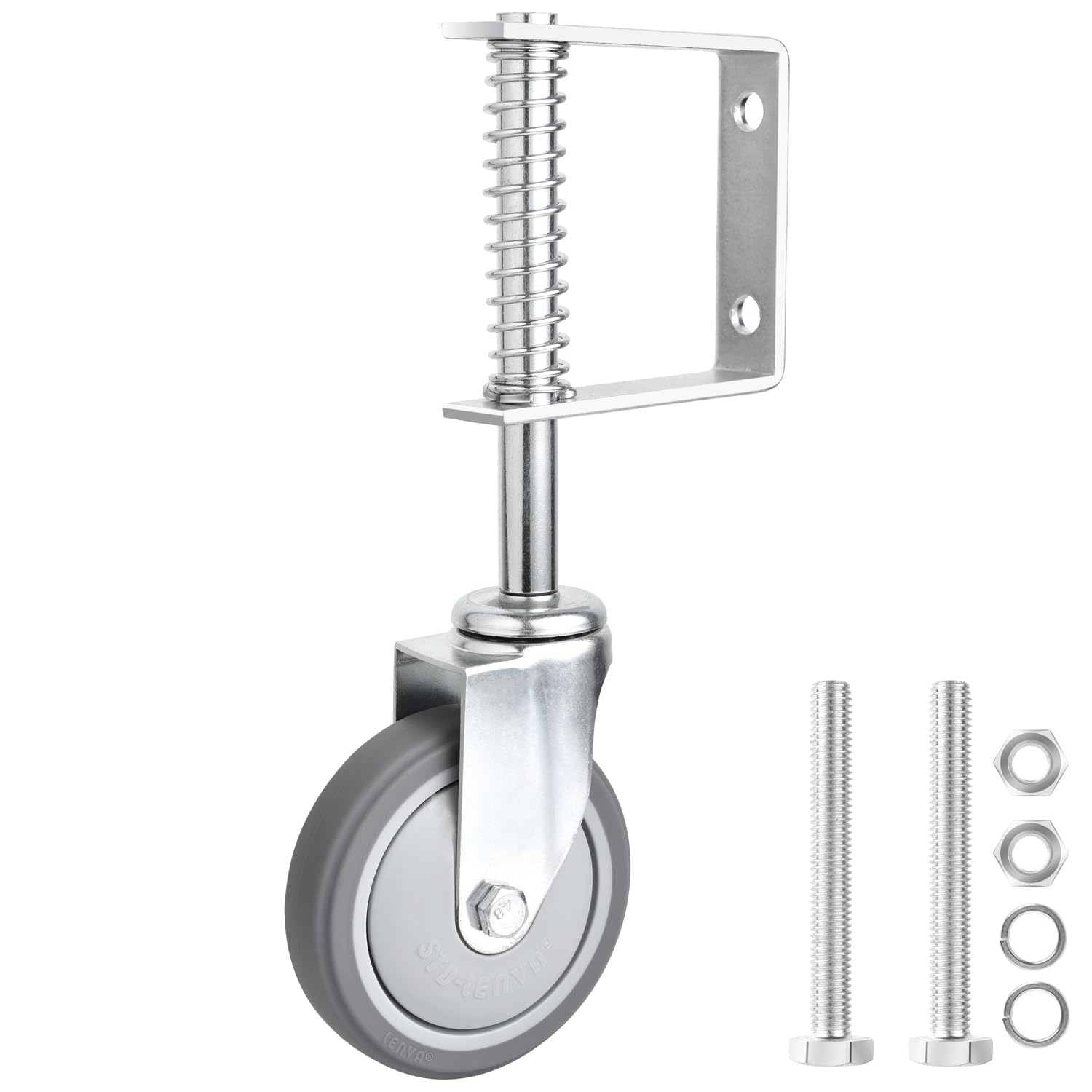Snapklik.com : Gate Wheels - Heavy Duty Spring Loaded Gate Caster For ...