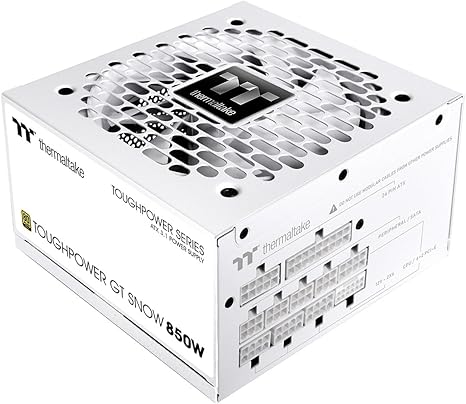 Amazon.com: Thermaltake Toughpower GT 850W Snow ATX 3.1 Power Supply; 80 Plus Gold Efficiency ...