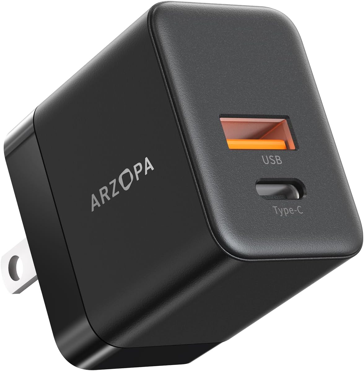 Amazon.com: 35W USB C Charger, ARZOPA GaN Fast Charger with USB C and ...