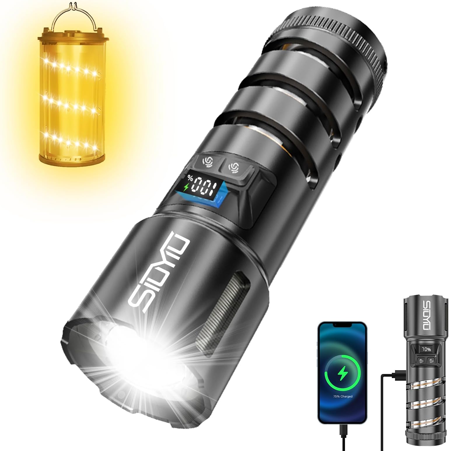 ATGRS XHP120 Powerful Led Torch LED Flashlight XHP90 High Power Torch ...