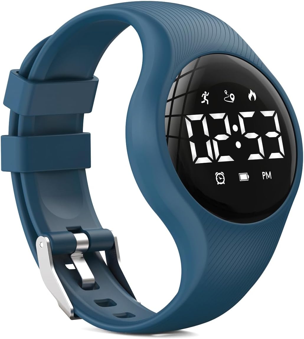 Amazon.com: synwee Kids Digital Pedometer Watch, Step Counting Watch ...