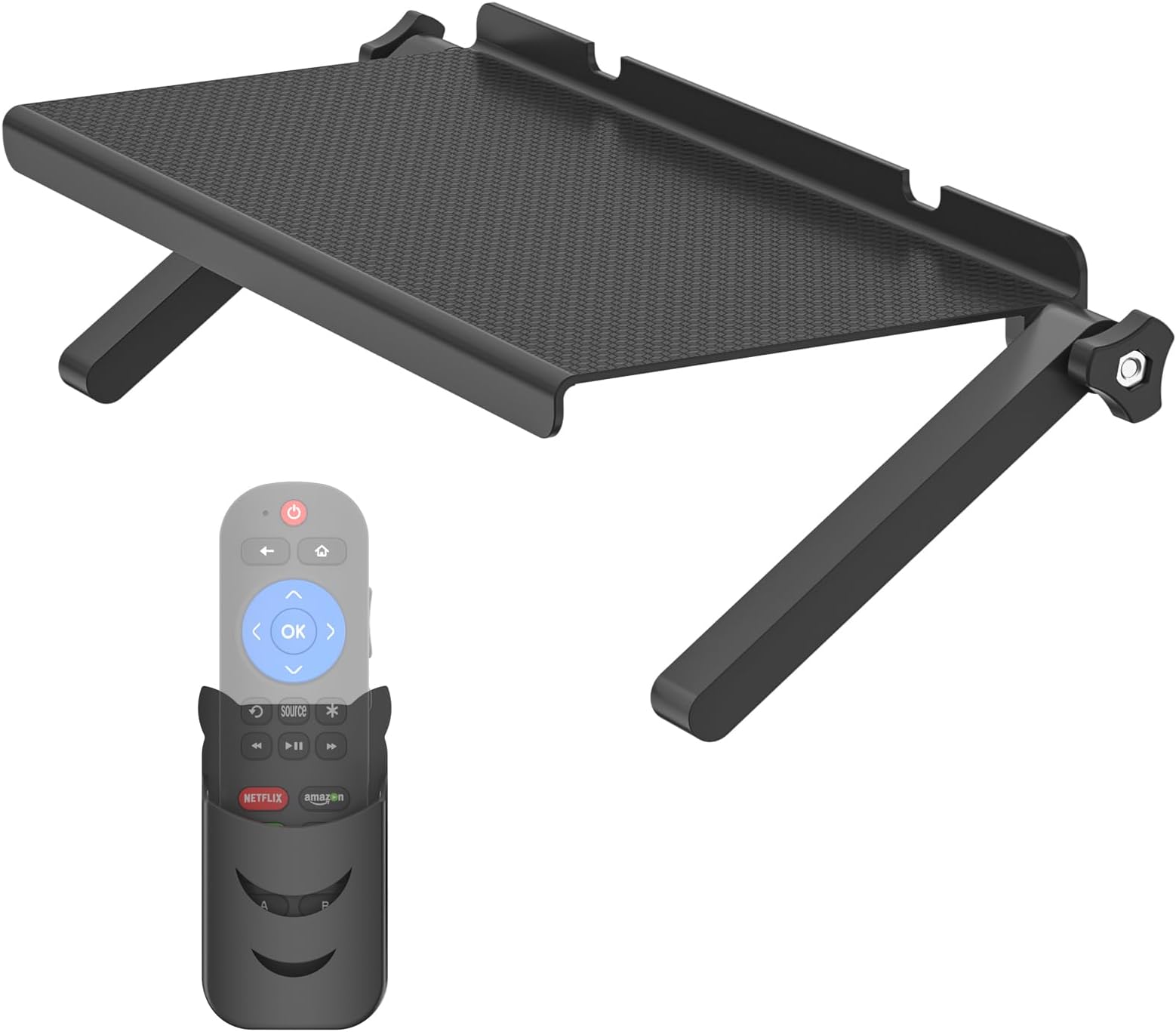 Amazon.com: 13-Inch Wide Platform Adjustable TV Top Shelf, Screen Top ...