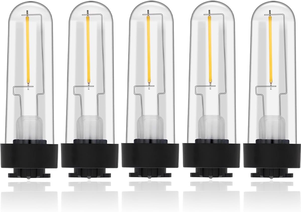 enwant LED Solar Light Replacement Bulbs, 3 Volts Filament Pathway ...