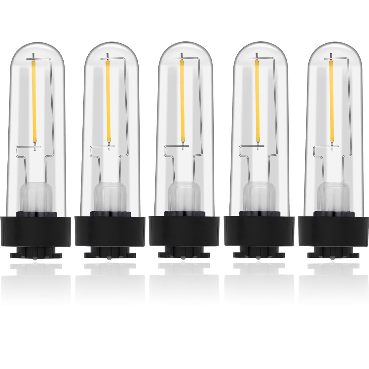 enwant LED Solar Light Replacement Bulbs, 3 Volts Filament Pathway ...