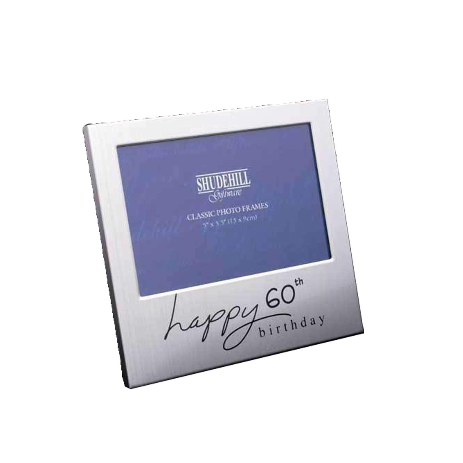 Silver Plated Happy 65th Birthday Frame : Amazon.co.uk: Home & Kitchen