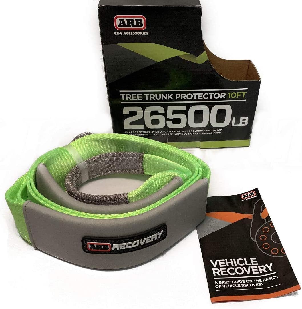 Amazon.com: ARB Tree Saver Protector Tow Strap Green 10 ft. Length ...