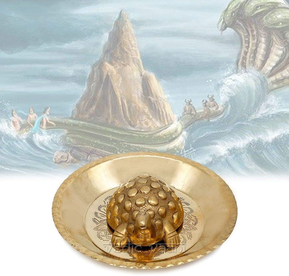 Vedic Vaani Big Kurma (Turtle) Avatar Vishnu in Brass : Amazon.ca: Home