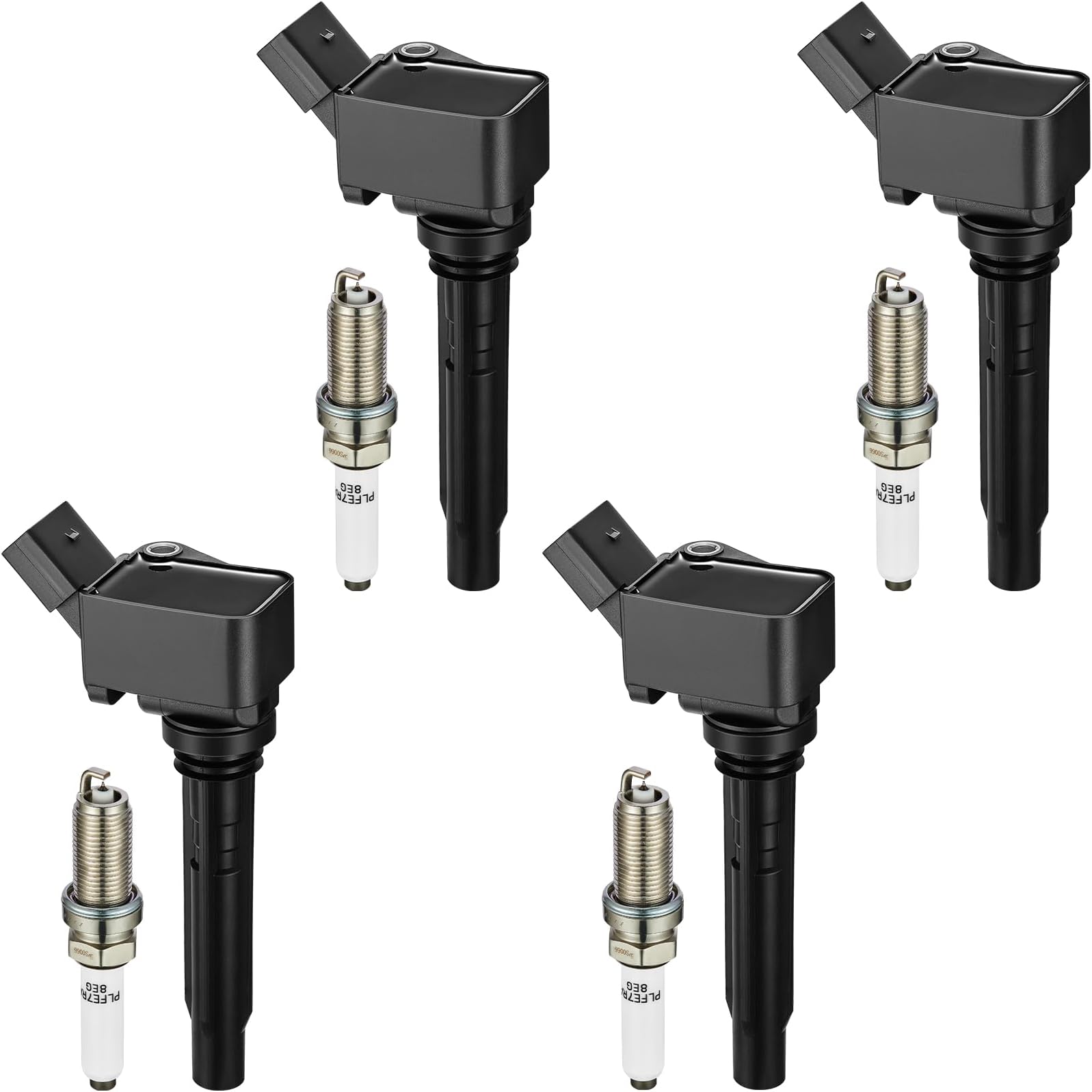 Amazon.com: BDFHYK Ignition Coil Pack UF716 and Iridium Spark Plugs ...