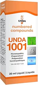 UNDA - UNDA 1001 Numbered Compounds - Homeopathic Preparation - 20 ml ...