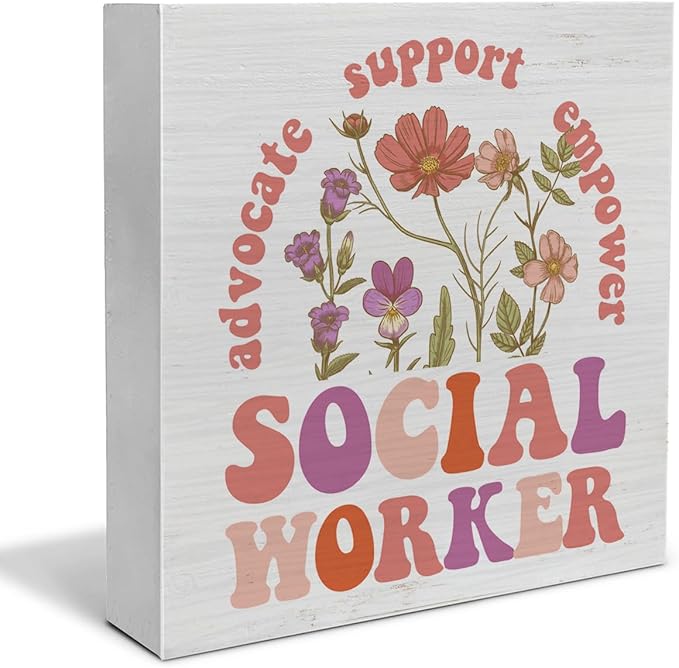 Amazon.com: PIXCEOS Social Worker Appreciation Gifts for Women, Social ...