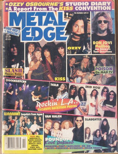 Metal Edge Hard Rocks #1 Magazine OCT 1995 (METAL EDGE MAGAZINE): METAL ...