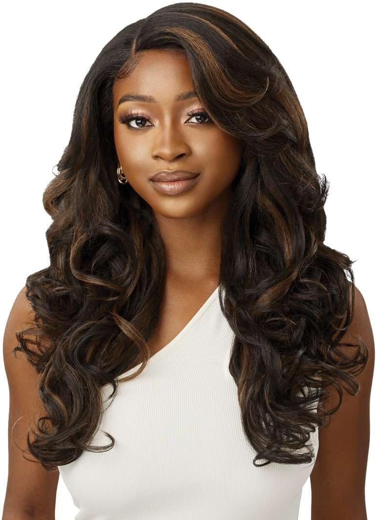 Amazon.com : Outre Lace Front Wig - Melted Hairline - Mandisa (JET ...