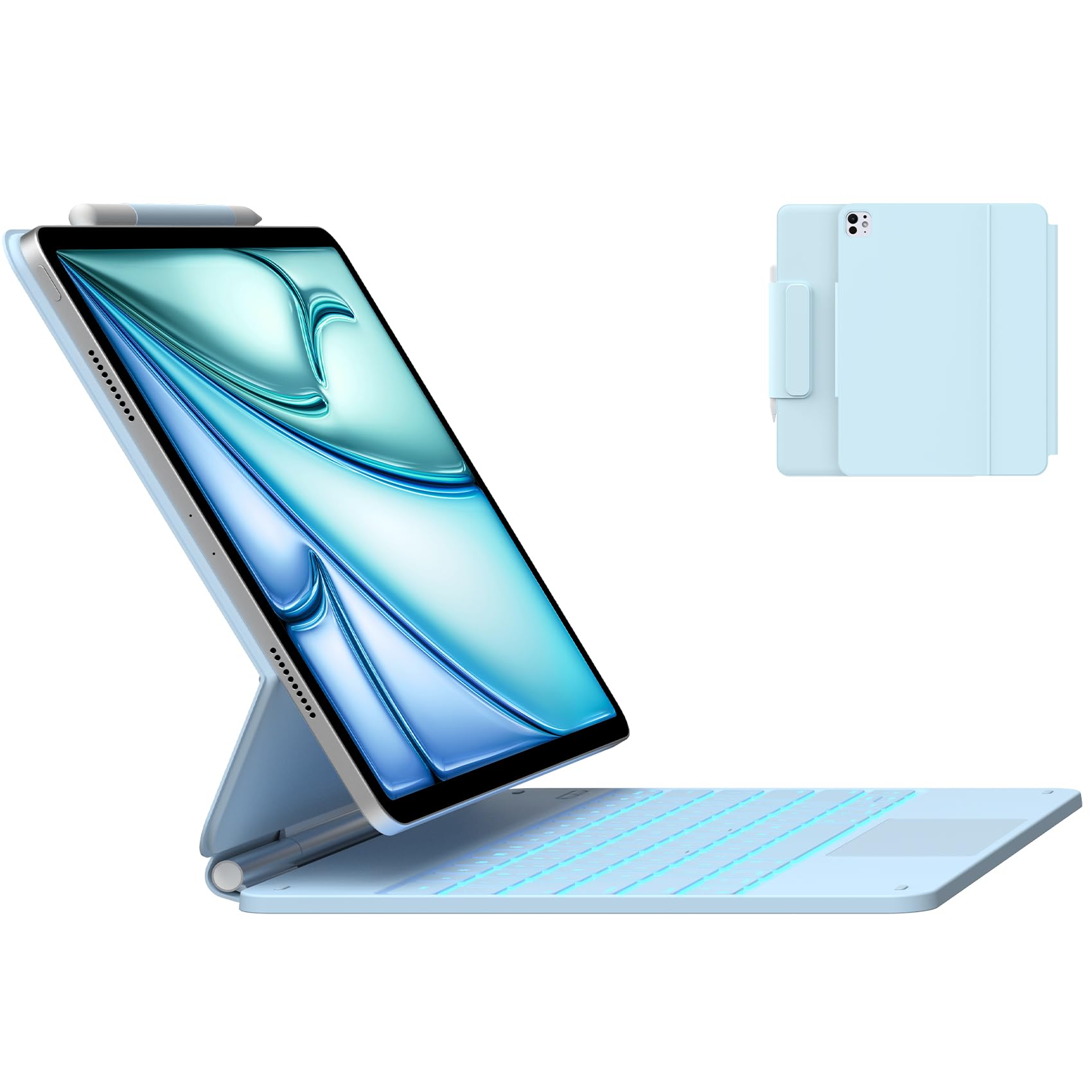 Amazon.com: typecase Keyboard Case for 2024 iPad Air 13 and iPad Pro 12 ...