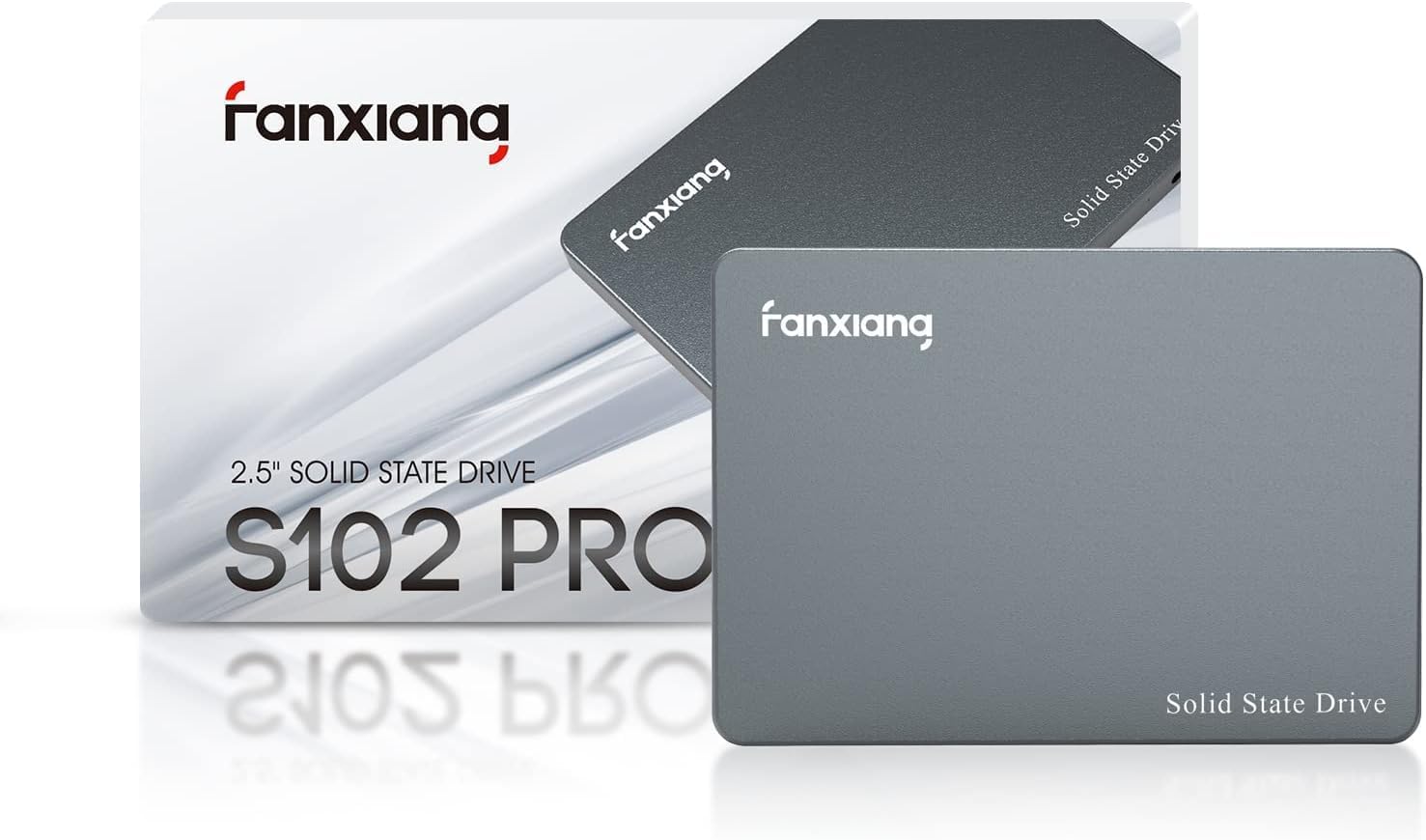 fanxiang SATA 4TB SSD 2,5 Zoll QLC Interne SSD 550 MB/s Lesen, 500 MB/s ...