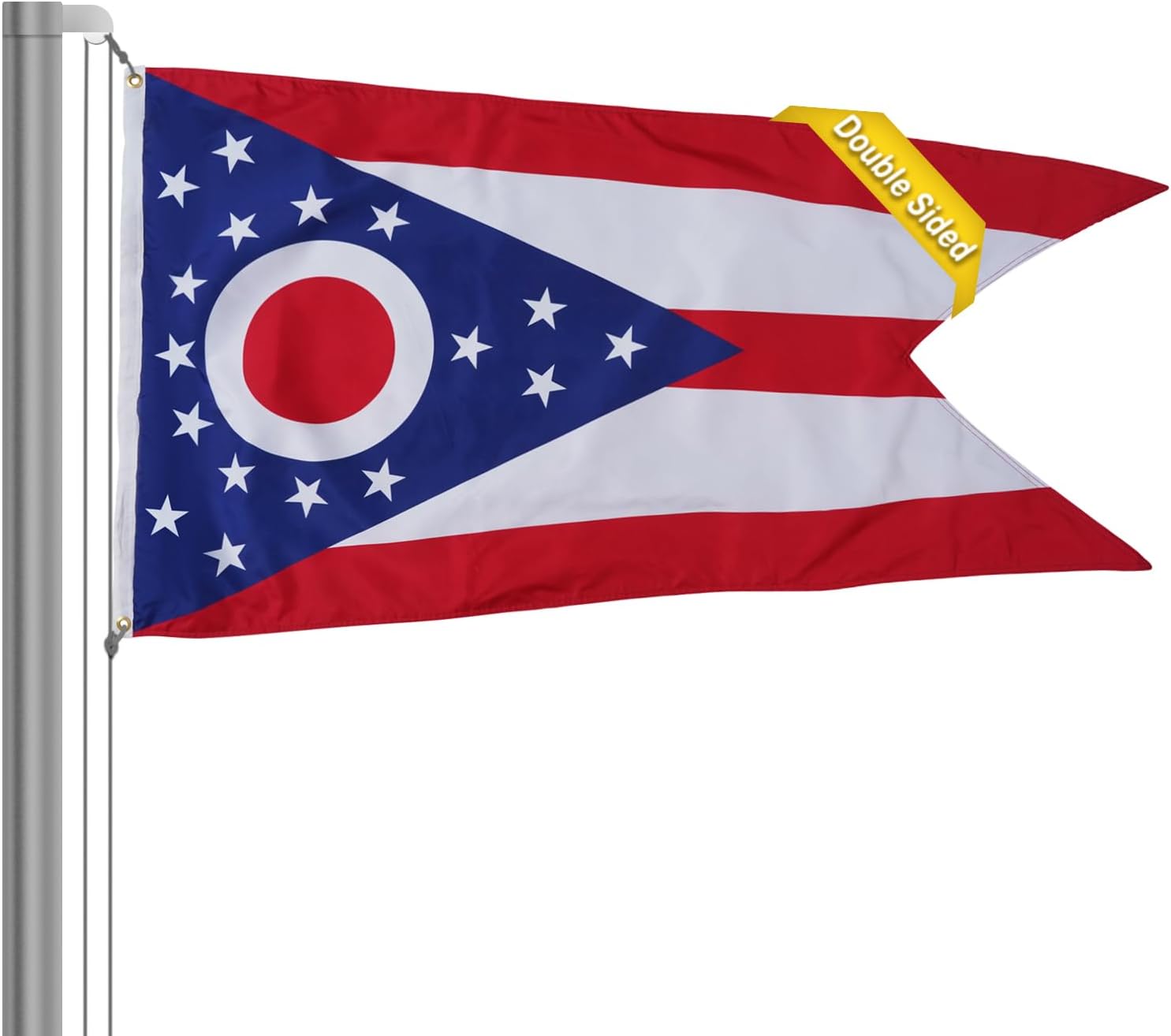Amazon.com : AZCOVER Ohio Flag, 3x5 FT Ohio State Flags, 3 Ply Double ...