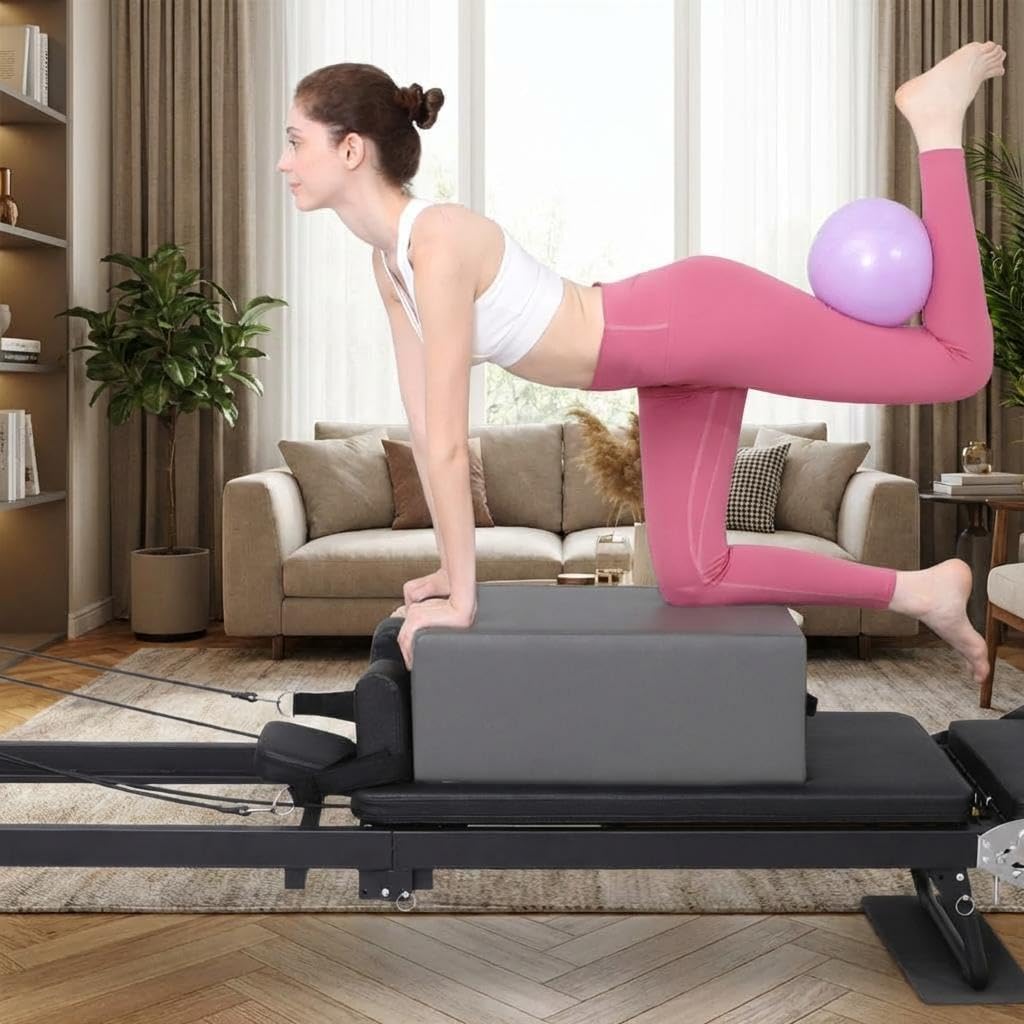 Amazon.com : Pilates Reformer Sitting Box,Reformer Box for Home ...