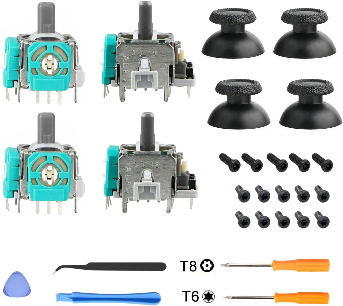 Amazon.com: 4-Pack Analog Joystick Replacement for Xbox Elite Wireless ...