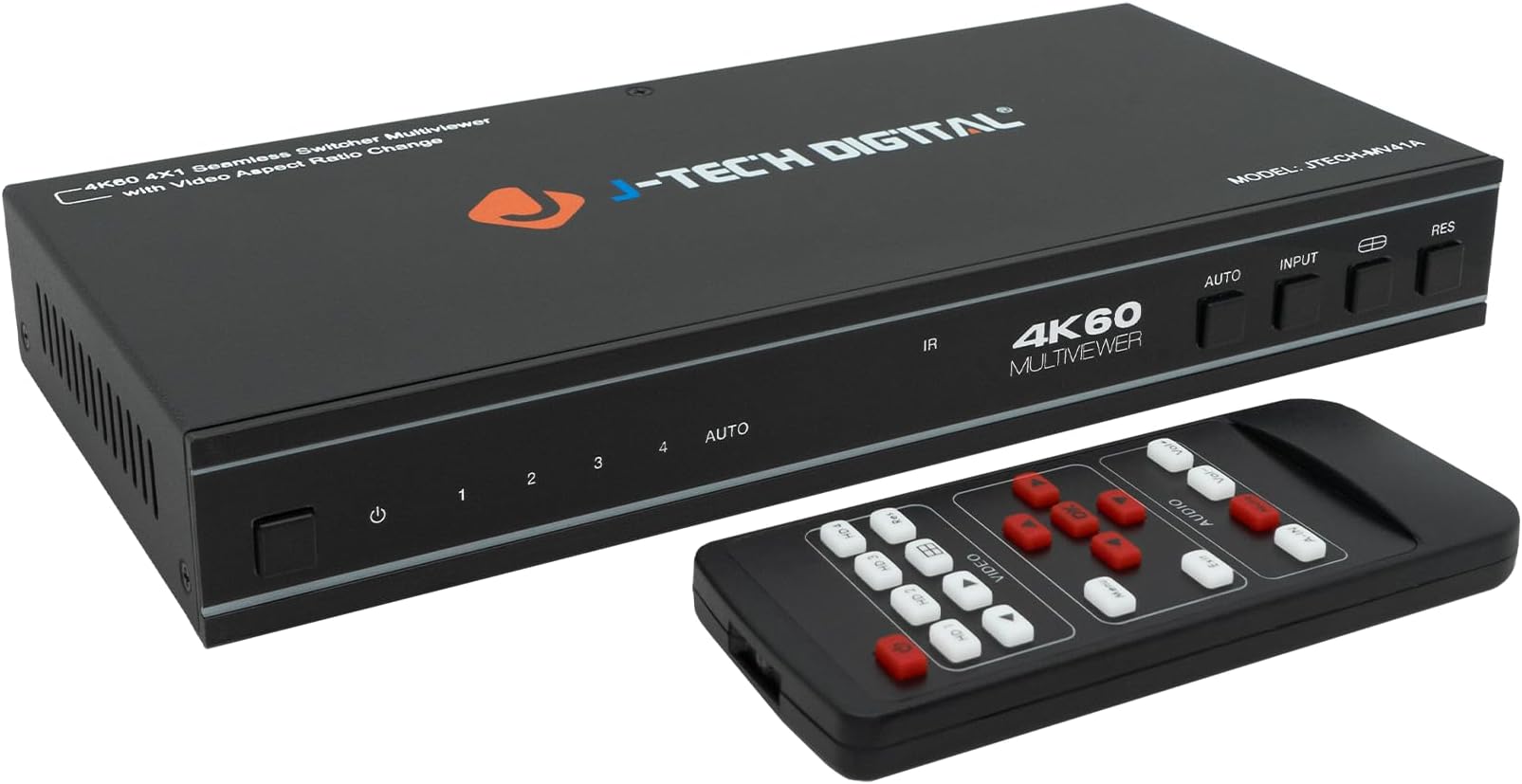 Amazon.com: J-Tech Digital 4x1 HDMI Multi-viewer & Seamless Switcher 4K ...