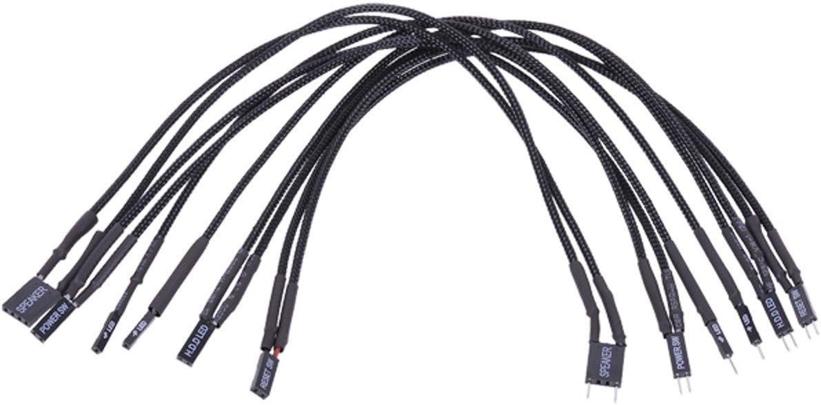 Amazon.com: Phobya Front Panel Extension Cables, 30cm, Black : Electronics